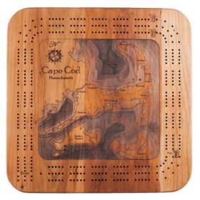 Cape Cod 3 Player Cribbage Board - Sea and Soul Charts
