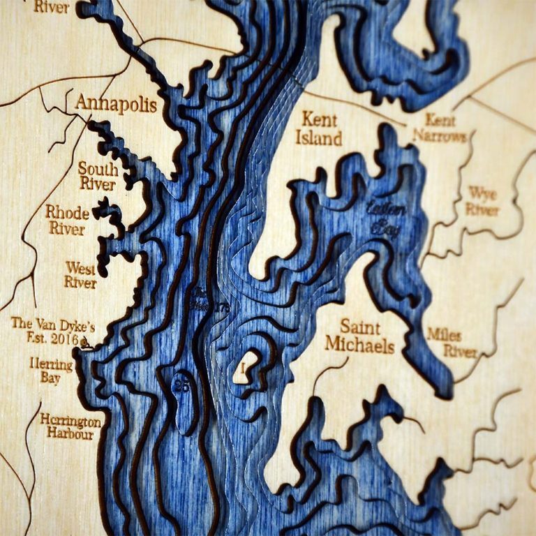 Build Your Own Nautical Map Wall Art - 24x30 or 20x34 - Sea and Soul Charts