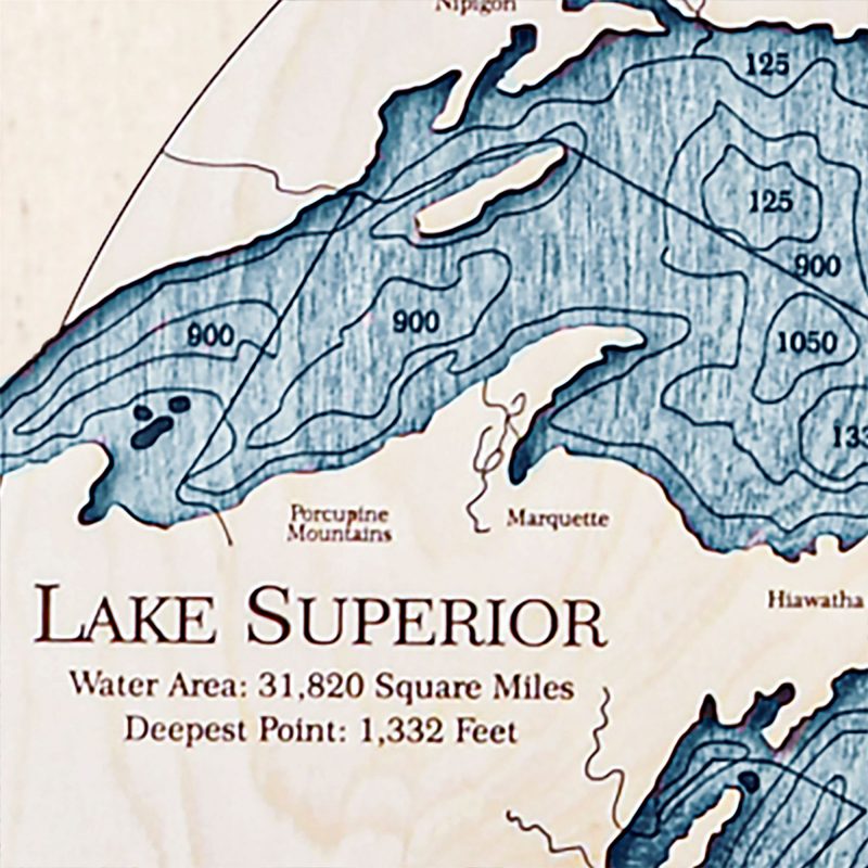 The Great Lakes Nautical Map Clock- Sea and Soul Charts