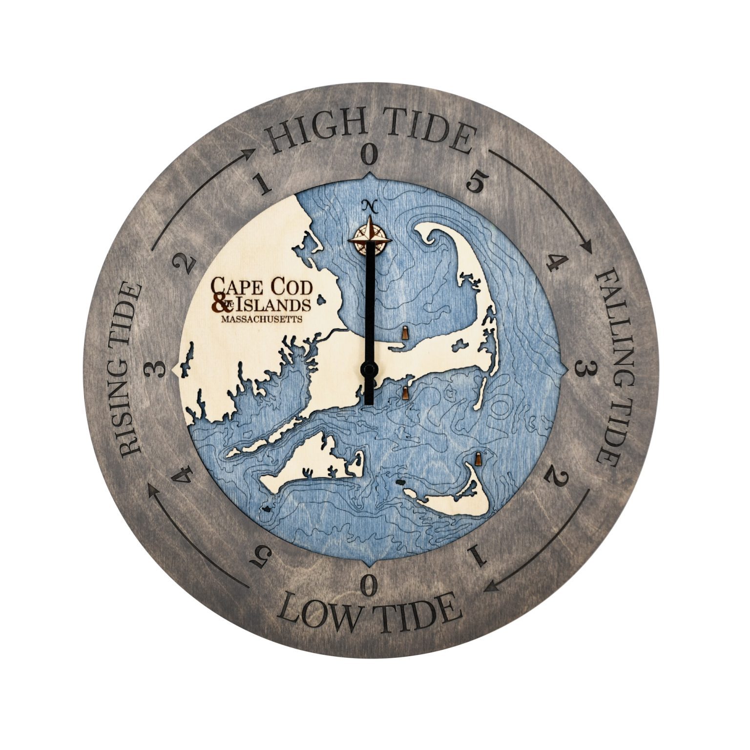 Sea and Soul Charts Cape Cod Tide Clock - Sea and Soul Charts