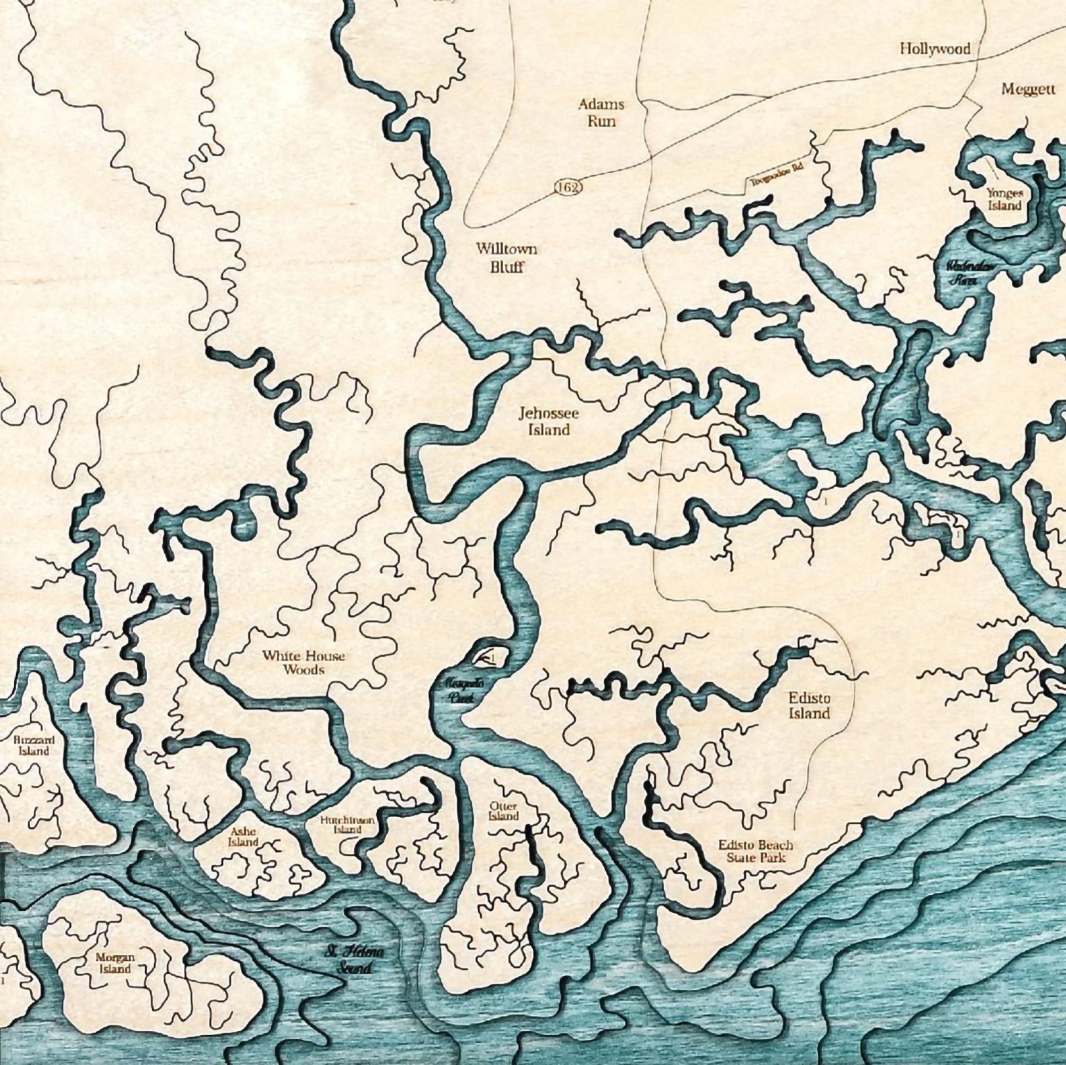 Charleston Nautical Map Wall Art - Sea and Soul Charts