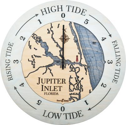 Sea and Soul Charts Jupiter Inlet Tide Clock - Sea and Soul Charts