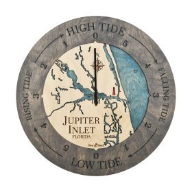 Sea and Soul Charts Jupiter Inlet Tide Clock - Sea and Soul Charts