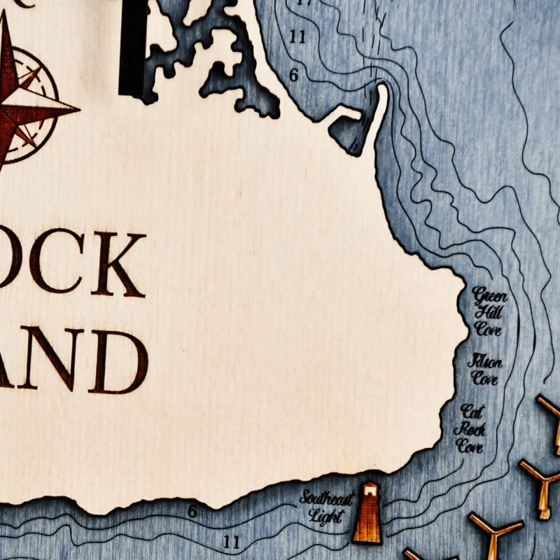 Block Island Tide Clock - Sea and Soul Charts