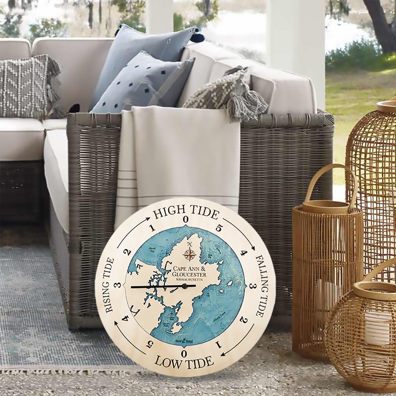 Cape Ann & Gloucester Tide Clock - Sea and Soul Charts