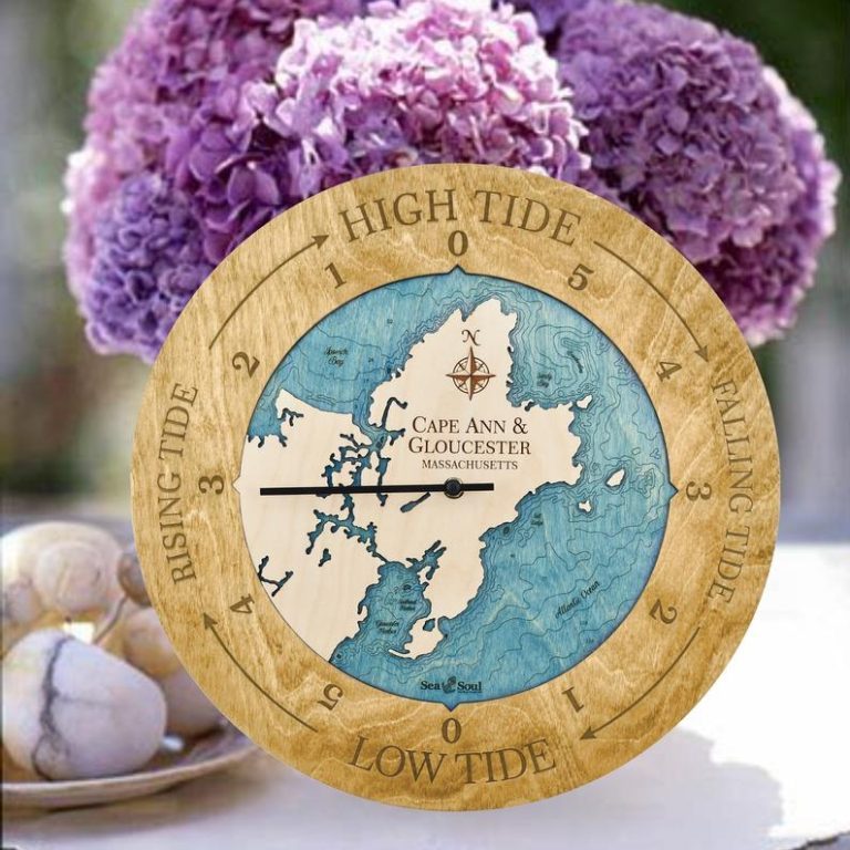 Cape Ann & Gloucester Tide Clock - Sea and Soul Charts