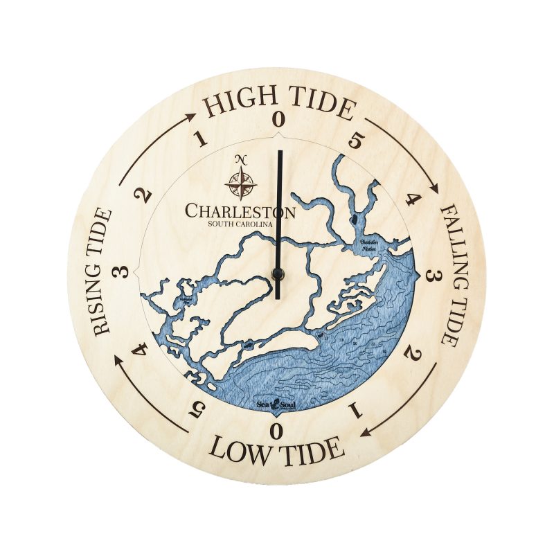 Charleston South Carolina Tide Clock - Sea and Soul Charts