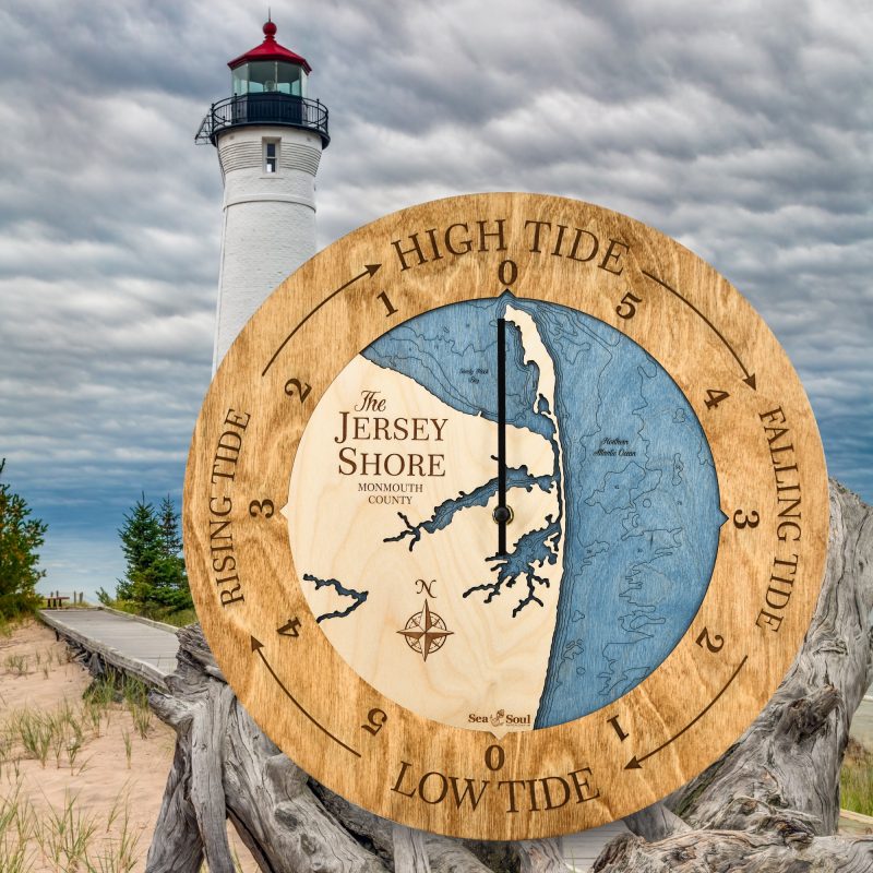 Jersey Shore Tide Clock - Sea and Soul Charts