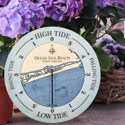 Ocean Isle Beach Tide Clock - Sea and Soul Charts