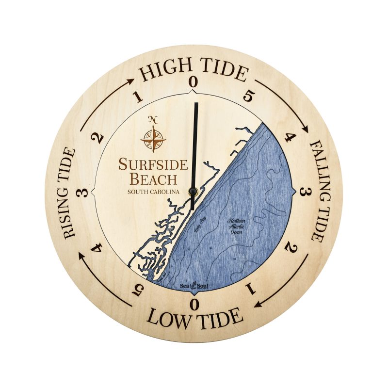 Surfside Beach Tide Clock - Sea and Soul Charts