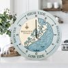 Brigantine New Jersey Tide Clock - Sea and Soul Charts