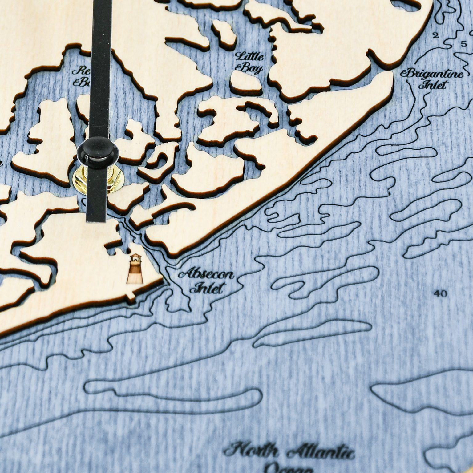 Brigantine New Jersey Tide Clock - Sea and Soul Charts