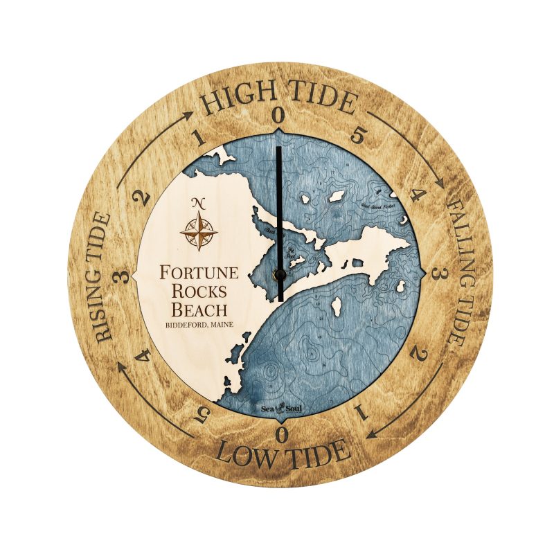 Fortune Rocks Beach Tide Clock - Sea and Soul Charts