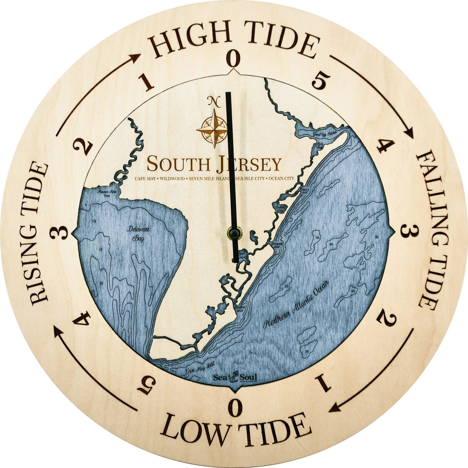 South Jersey Tide Clock - Sea and Soul Charts