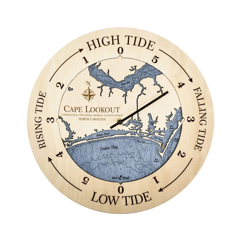 Cape Lookout Tide Clock - Sea and Soul Charts