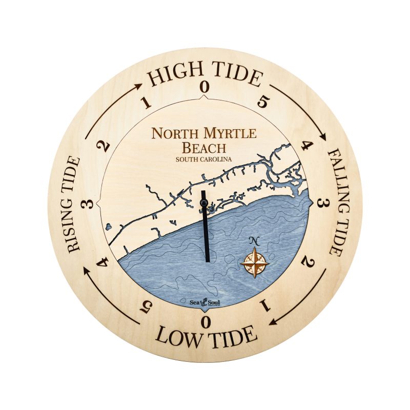North Myrtle Beach Tide Clock - Sea and Soul Charts