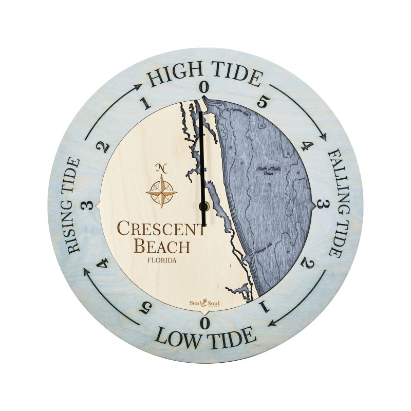 Crescent Beach Tide Clock - Sea and Soul Charts