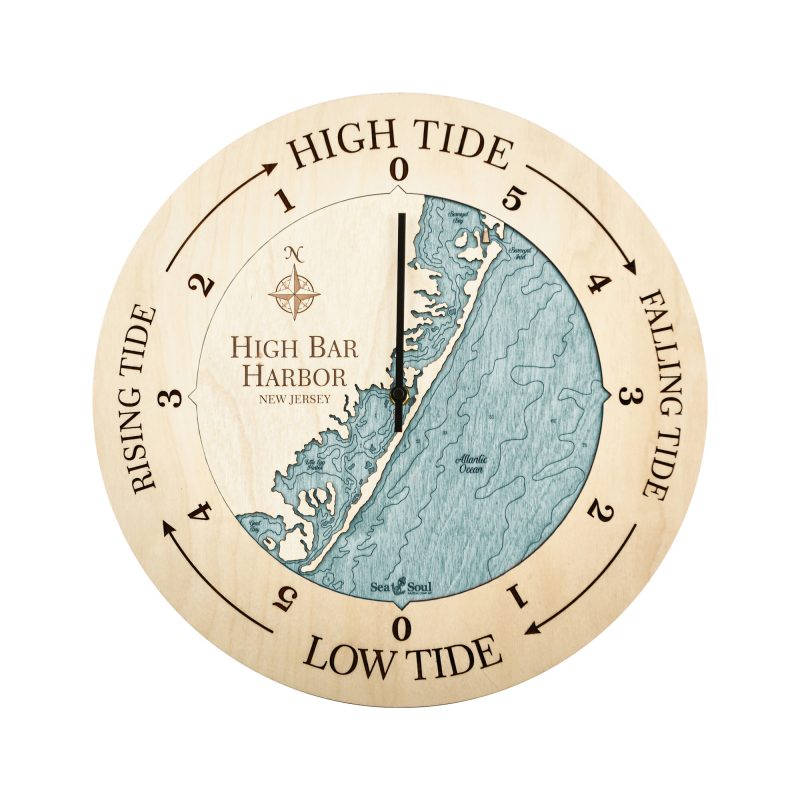 High Bar Harbor Tide Clock - Sea and Soul Charts