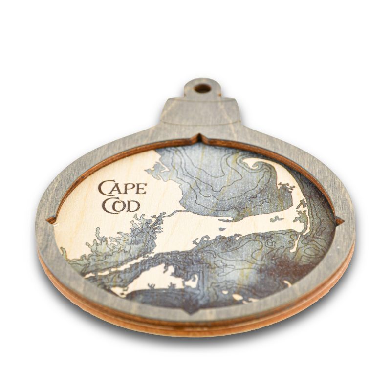 Cape Cod Christmas Ornament - Sea and Soul Charts