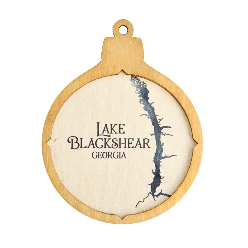 Lake Blackshear Christmas Ornament - Sea and Soul Charts