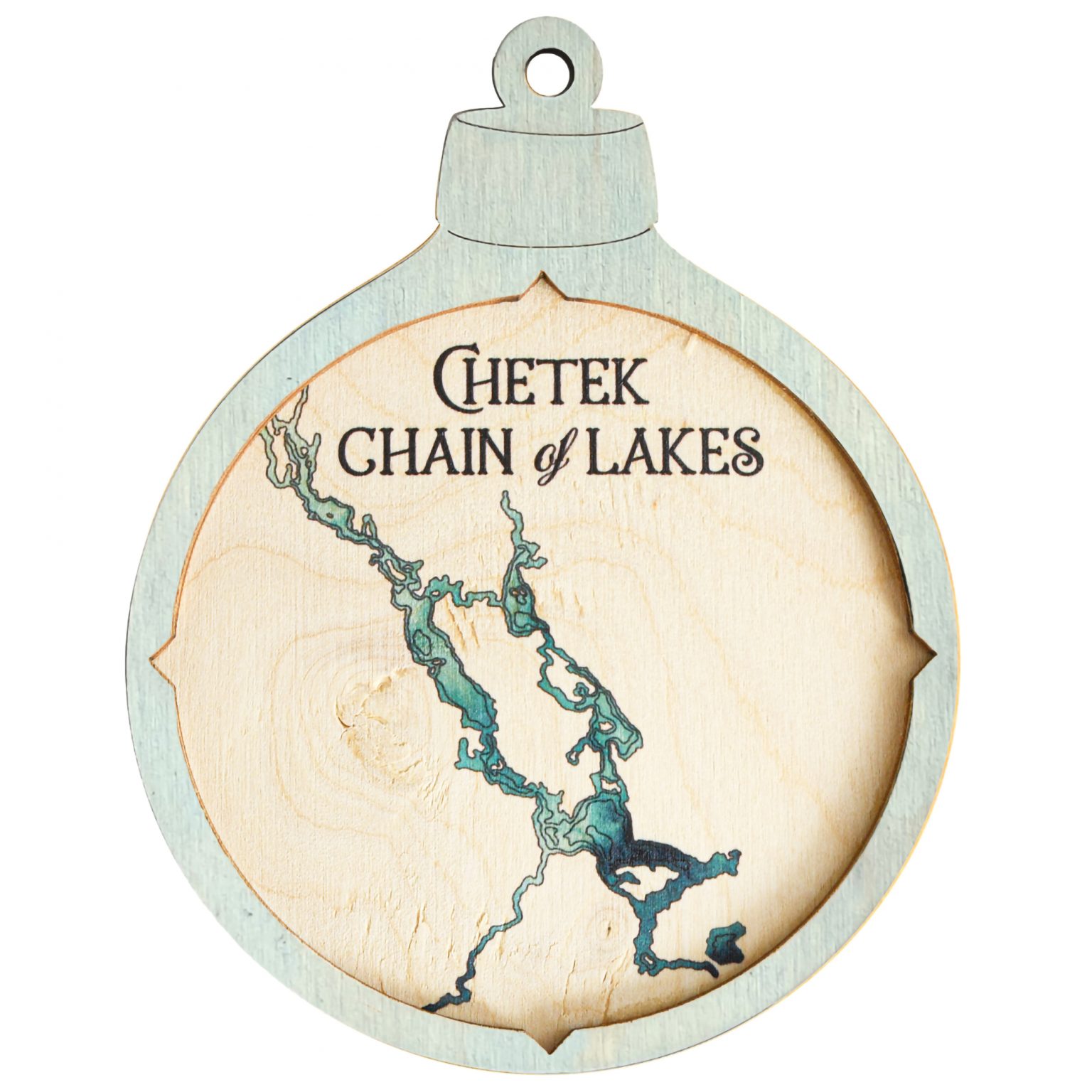 Chetek Chain Christmas Ornament - Sea and Soul Charts